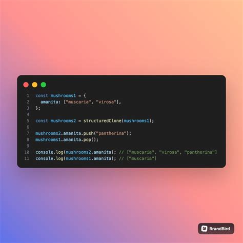 Javascript Coding Cloningobjects Structuredclone Simplifyyourcode