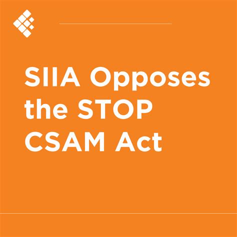 Siia Opposes The Stop Csam Act Siia