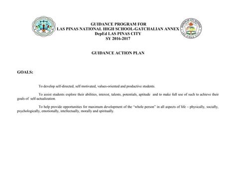 Proposed Guidance Program Pdf