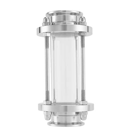In Line Sight Glass With Clamp Endflow Sanitary Straight Sight Glass