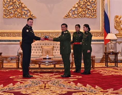 မြန်မာ ရုရှား နှစ်နိုင်ငံအကြား မဟာဗျူဟာမြောက် မိတ်ဖက်ဆက်ဆံရေး ပိုမို အားကောင်းစေရန်အပါအဝင် စစ်ဘက