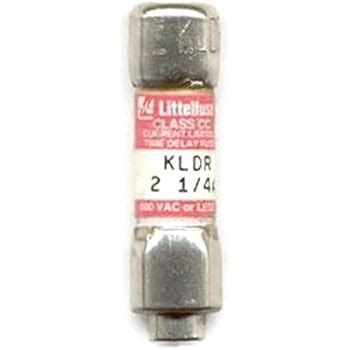 Littelfuse KLDR 2 1 2 KLDR02 5 2 1 2Amp 600V Cartridge Fuse Amazon Com