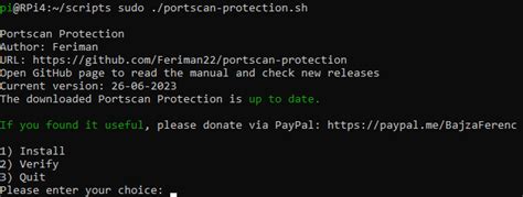 github feriman22 portscan protection this script helps to avoid