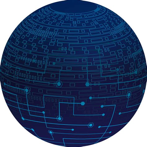 Carte Du Monde De La Technologie Moderne Globe Crop Out 20569521 Png