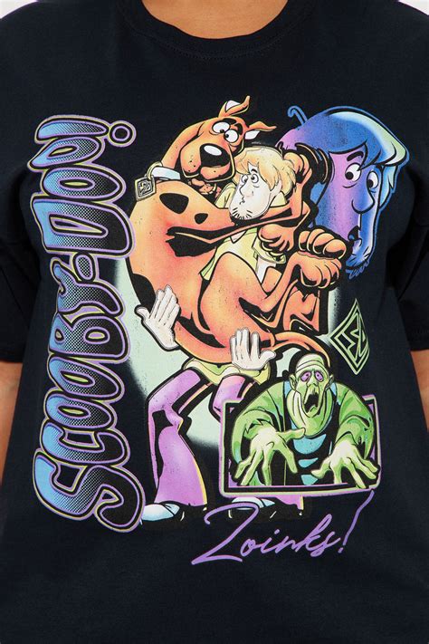 Scooby Doo Graphic T Shirt Black Fashion Nova Screens Tops And