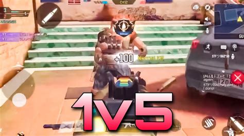 1v5 In Call Of Duty Mobile Cod Mobile 1v5 Youtube