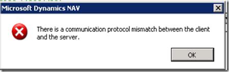 Communication Protocol Mismatch Between Client And Server