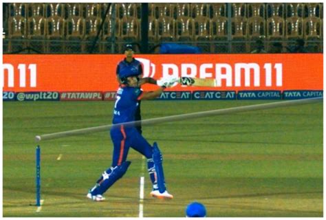 Dc Vs Mi Wpl 2023 Final Shafali Verma Falls Victim To Controversial
