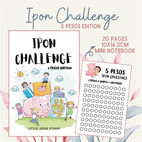 Ipon Challenge Mini Notebook Shopee Philippines