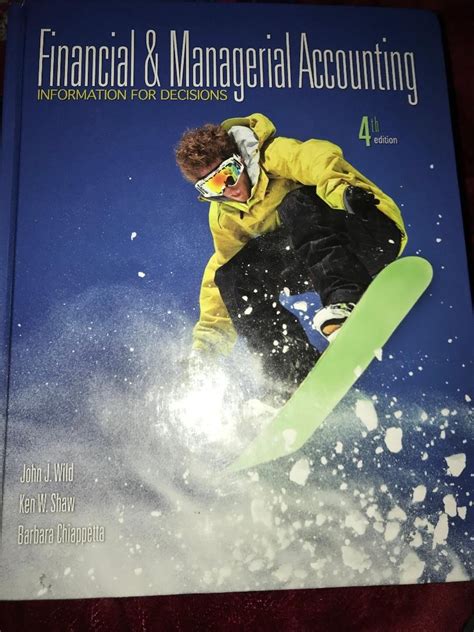 Financial Accounting Information For Decisions 5th Fifth Edition