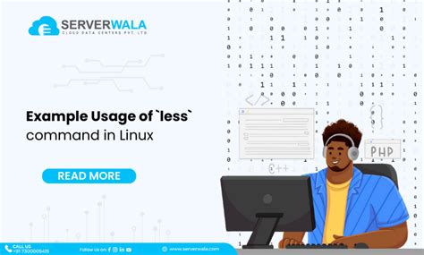 Use The Less Command In Linux With Examples Serverwala