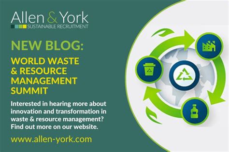 Allen And York On Linkedin Worldwasteandresourcemanagementsummit Waste