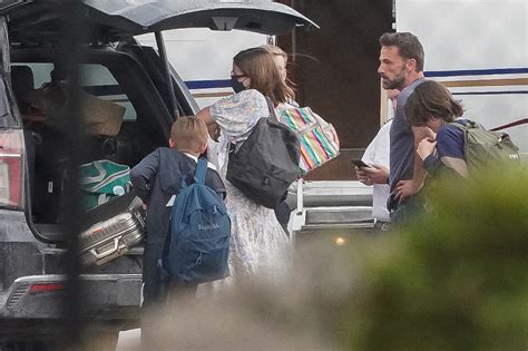 Ben Affleck Jennifer Lopez Matt Damon Jet Off After Wedding
