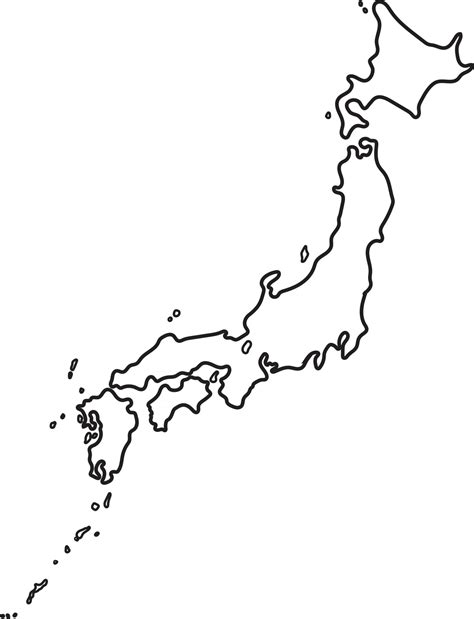 Blank Japan Map