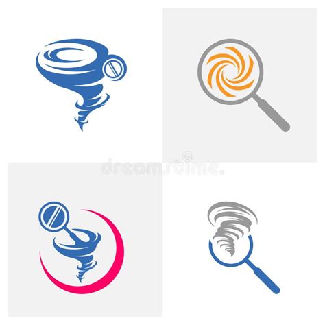 Twister Symbol Vector Sign Tornado Spiral Design Stock Illustrations