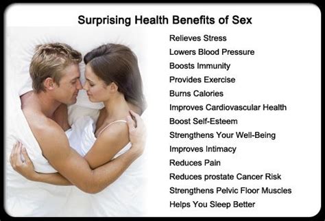 The Surprising Health Benefits Of Sex Artofit