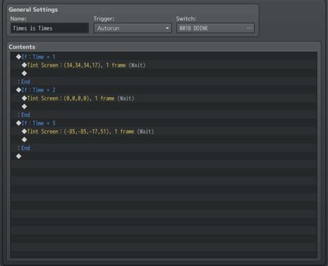 Common Event Screen Tint Issues Rrpgmaker