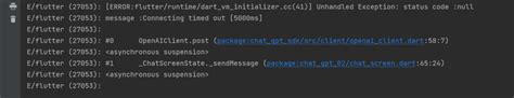 Eflutter 27053 Errorflutterruntimedartvminitializercc41