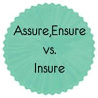 Difference Between Assure And Ensure Assure Vs Ensure
