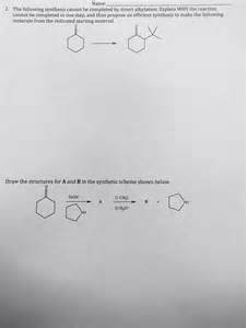 Solved The Following Synthesis Cannot Be Completed By Direct Chegg