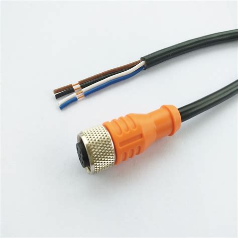 M12传感器插头 M8连接器 M12连接器 连接器厂家 传感器连接器 上海域森自动化科技有限公司