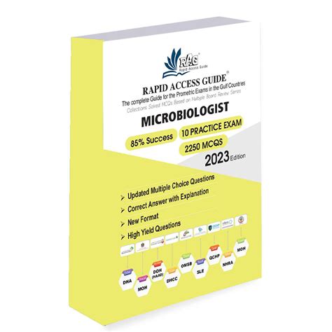 کتاب آزمون پرومتریک میکروبیولوژی Microbiologist Mcq Questions