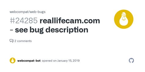 Reallifecam See Bug Description Issue 24285 Webcompat Web Bugs GitHub