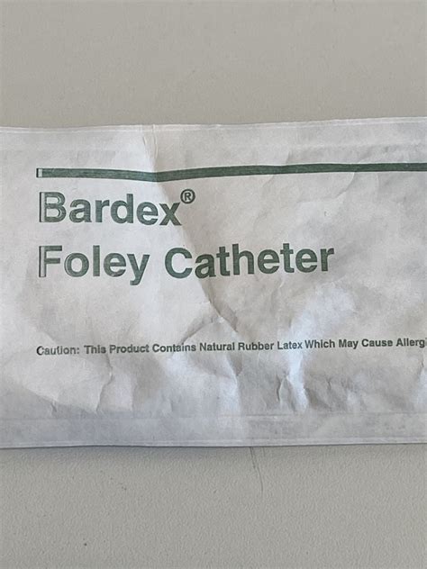 New Bard Foley Catheter 20fr 30cc 2557h20 Exp2022 04 D1 2557h20