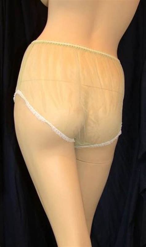 Sheer Nylon Vintage Panties Original 1960s Burlesque Etsy