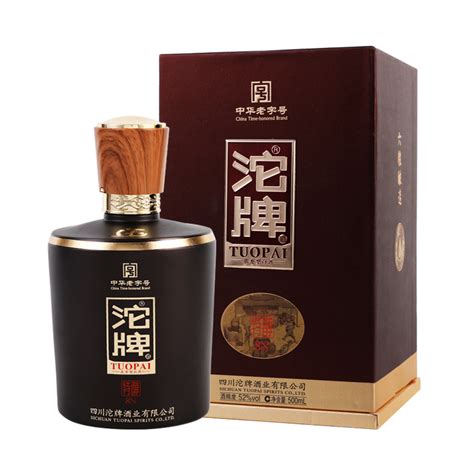 52度沱牌特醇8n白酒 500ml瓶