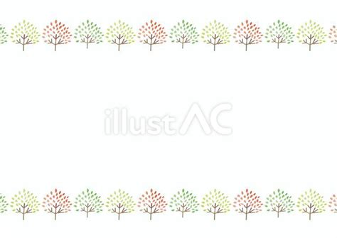 免費矢量 水彩風格樹框