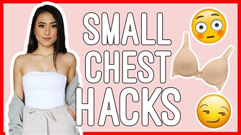 Small Chest Tips And Tricks 😏 Youtube