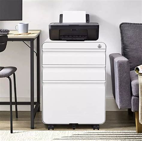 Under Desk Movable Metallic File Cabinet Movable File Cabinet Pedestal