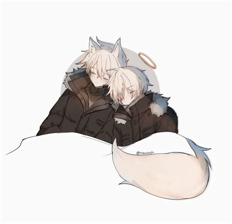 Adnachiel And Steward Arknights Drawn By Pushu Danbooru