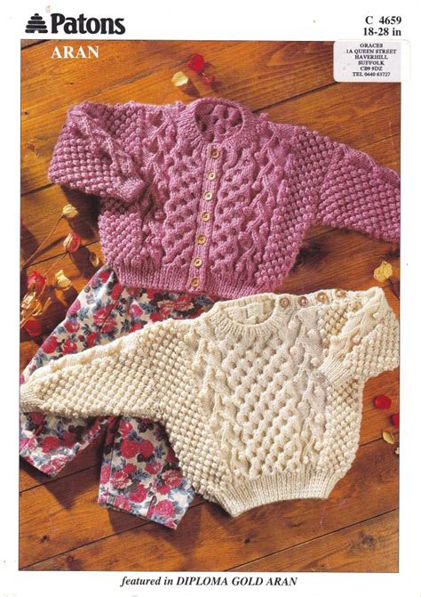 Patons 4659 Knitting Pattern Rock The Cradle Patterns