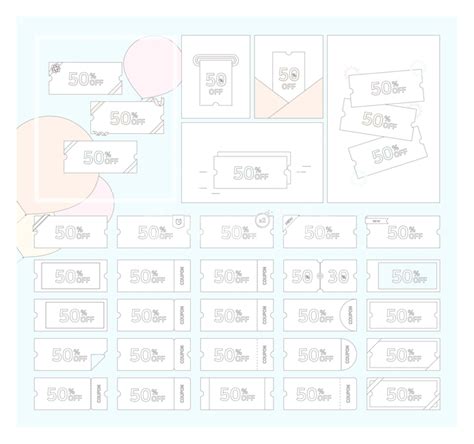 쿠폰 상품권 바우처 티켓 카드 사진이미지일러스트캘리그라피 Mango Jo작가
