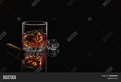 Whiskey Ice Brandy Image And Photo Free Trial Bigstock