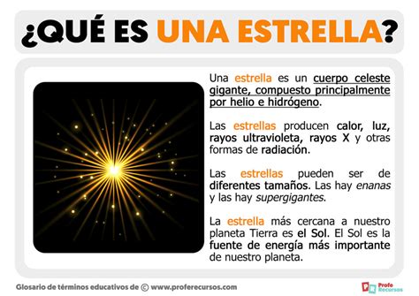 Qué es una estrella