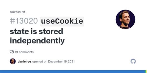 `usecookie` State Is Stored Independently · Issue 13020 · Nuxtnuxt
