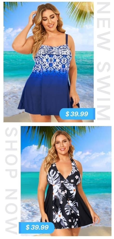 Swimdress🩱plus Size Bathing Suits And Swimwear For Women Swim Dress Trendy Swimsuits Swimwear