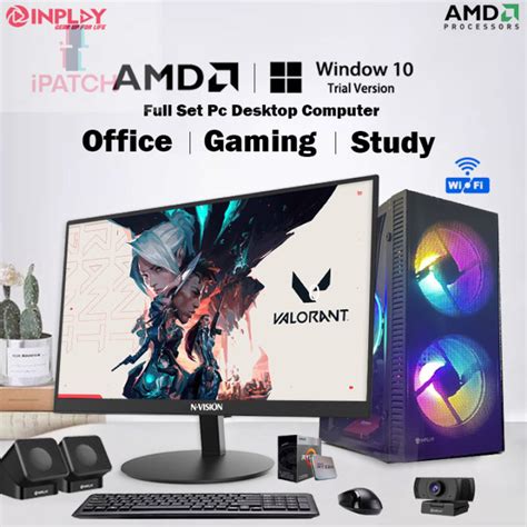 Desktop Gaming Pc Set Amd Desktop Computer Set A8 7680 3 9 Ghz R7 Graphics A6 A4 6300 4g 8gb 16g