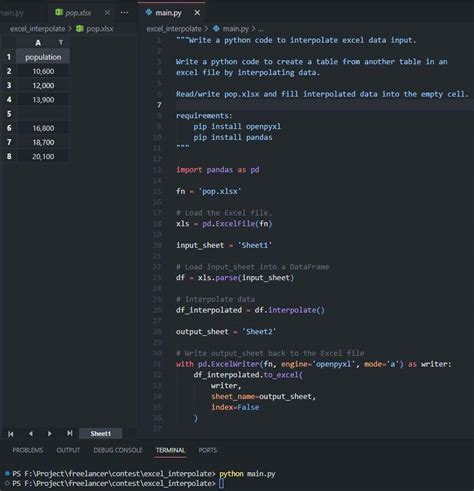 Entry 32 By Zferd For Write A Python Cod To Create A Table From