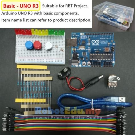 Arduino Uno R3 Mega 2560 Rbt School Basic Advance Ultimate Pro Upgraded Beginner Sensor Led
