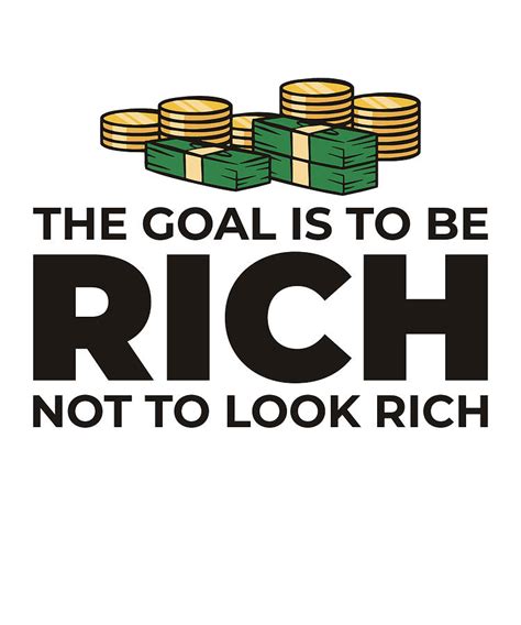 Money Goals Life Quotes Positive Message Digital Art By Toms Tee Store Fine Art America