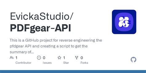 GitHub EvickaStudio PDFgear API This Is A GitHub Project For Reverse