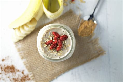 Oatmeal Banana Smoothie Spinach For Breakfast