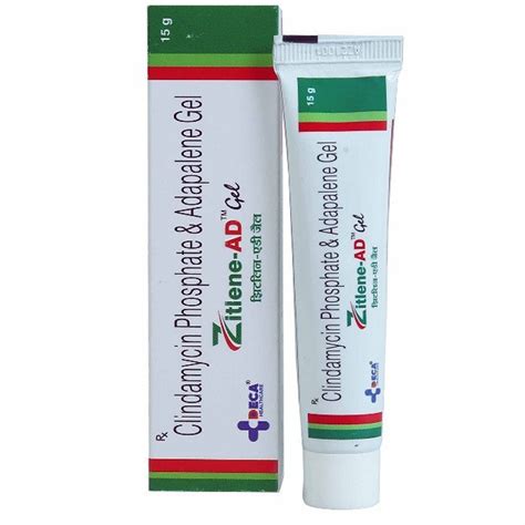 Deca Healthcare Zitlene Ad Clindamycin Phosphate Adapalene Gel