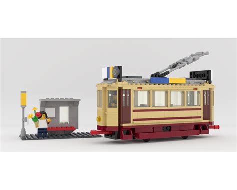 Lego Moc Htm265 Tram By Legrand78 Rebrickable Build With Lego