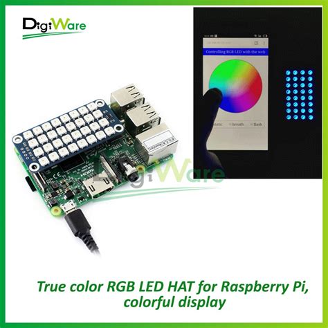 Jual True Color RGB LED HAT For Raspberry Pi Colorful Display Shopee Indonesia