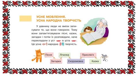 Усне мовлення Усна народна творчість Загадка 2 клас Презентація